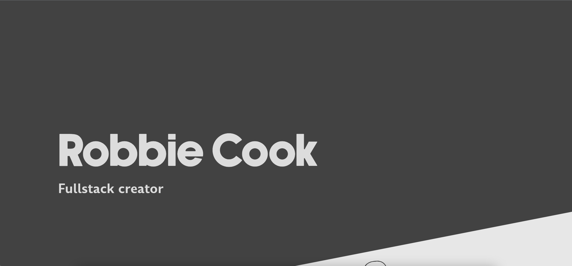 Robbie Cook - Developer